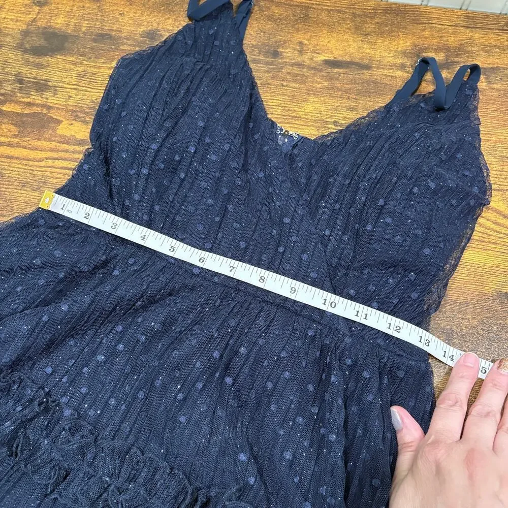 Speechless | Dresses | Speechless Size 5 Mini Dress Navy Tulle Sparkle ...
